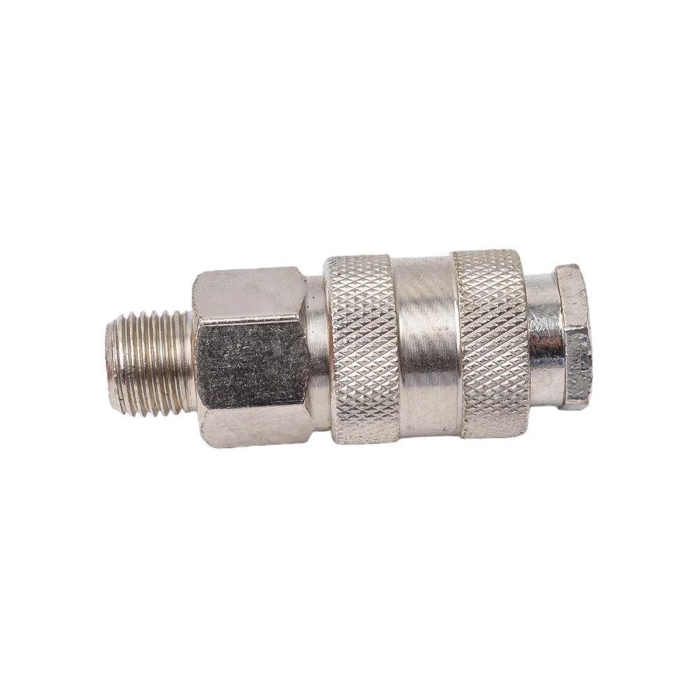 Быстросъем рапид мама 1/4" Pegas pneumatic 3214, рапид соединитель из никелированной стали, для пневматических систем