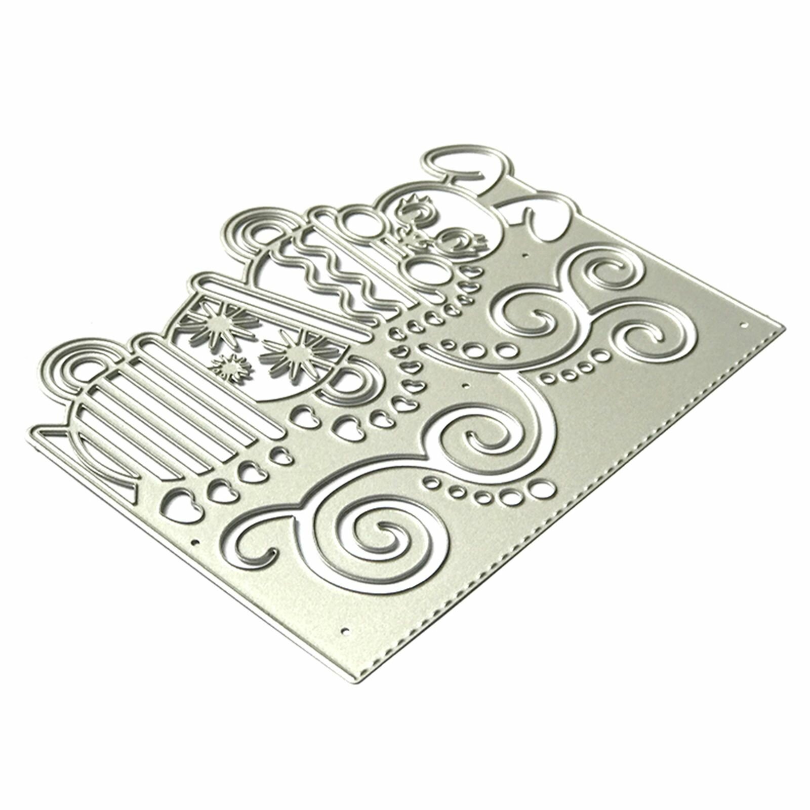 Пасхальные аксесуары, Пасхальный Кролик Трафарет для резки металла DIY Скрапбукинг Альбом Бумажная форма для открыток