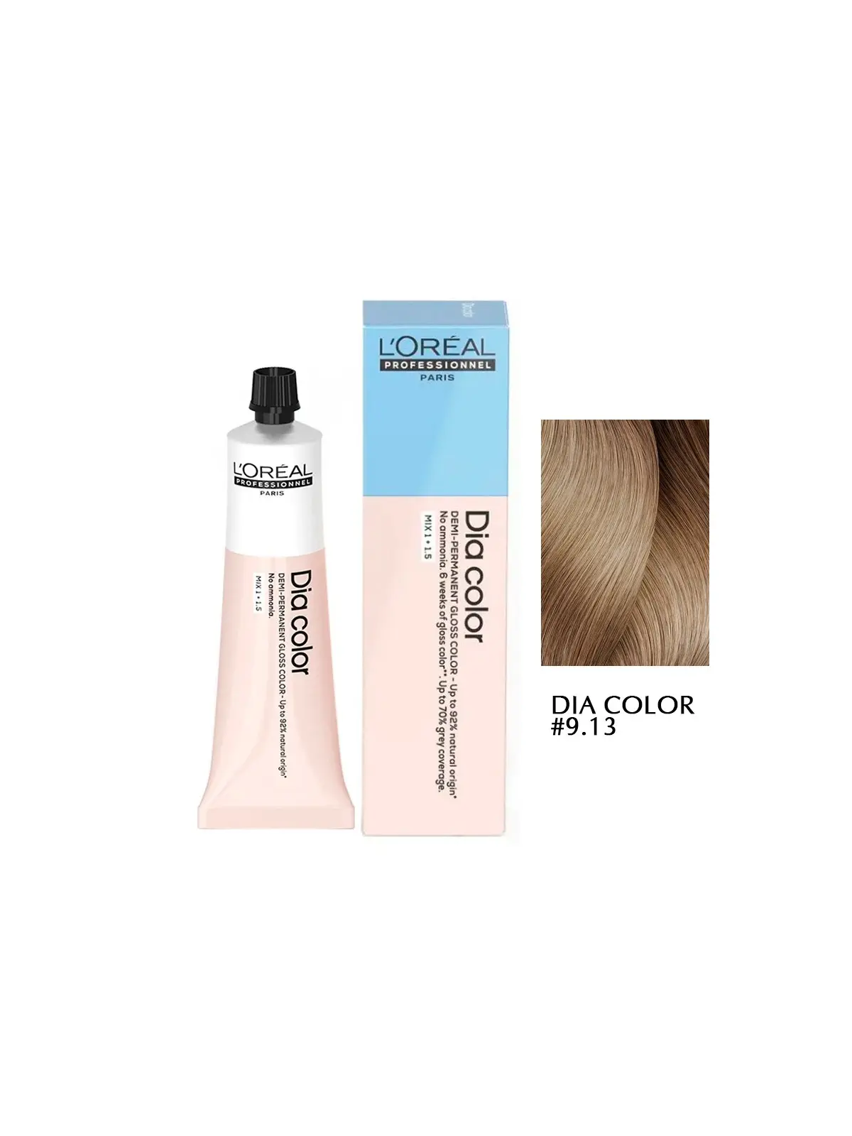 L'Oreal Professionnel L'Oreal Dia Color 9.13 - Краситель-блеск без аммиака очень светлый блонд пепельно-золотистый 60 мл