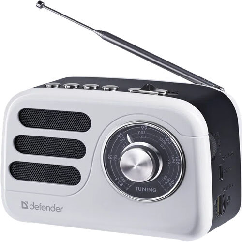 Радиоприемник Defender Signal 5Вт, FM/AM/SW, Bluetooth 5.3