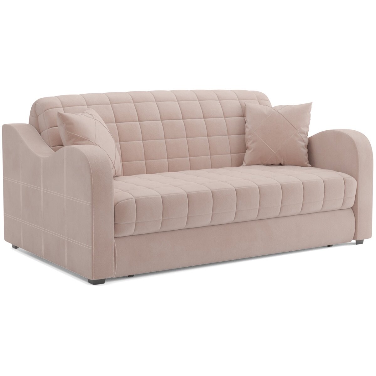 Диван Сток Диванов Гольфстрим Beige бежевый, механизм аккордеон на металлокаркасе