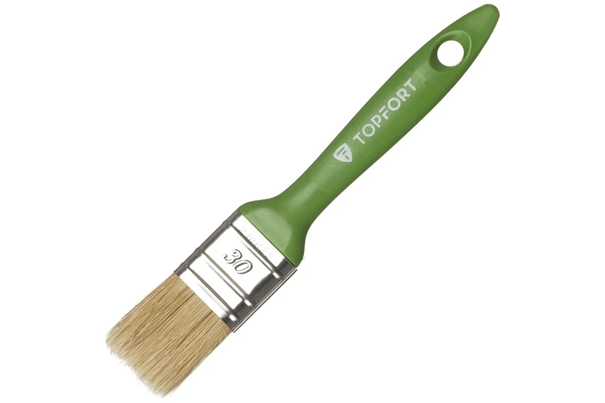 Topfort плоская кисть 30x15 мм 1690129 для художественных работ и декоративных покрытий