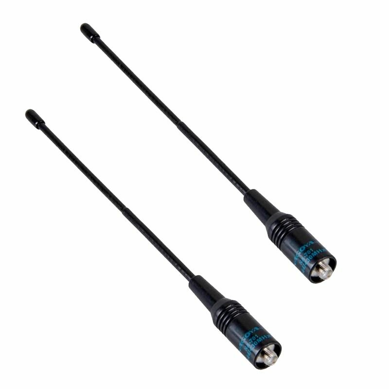Антенна для рации Nagoya NA-701, комплект 2 шт, длина 20 см, VHF/UHF