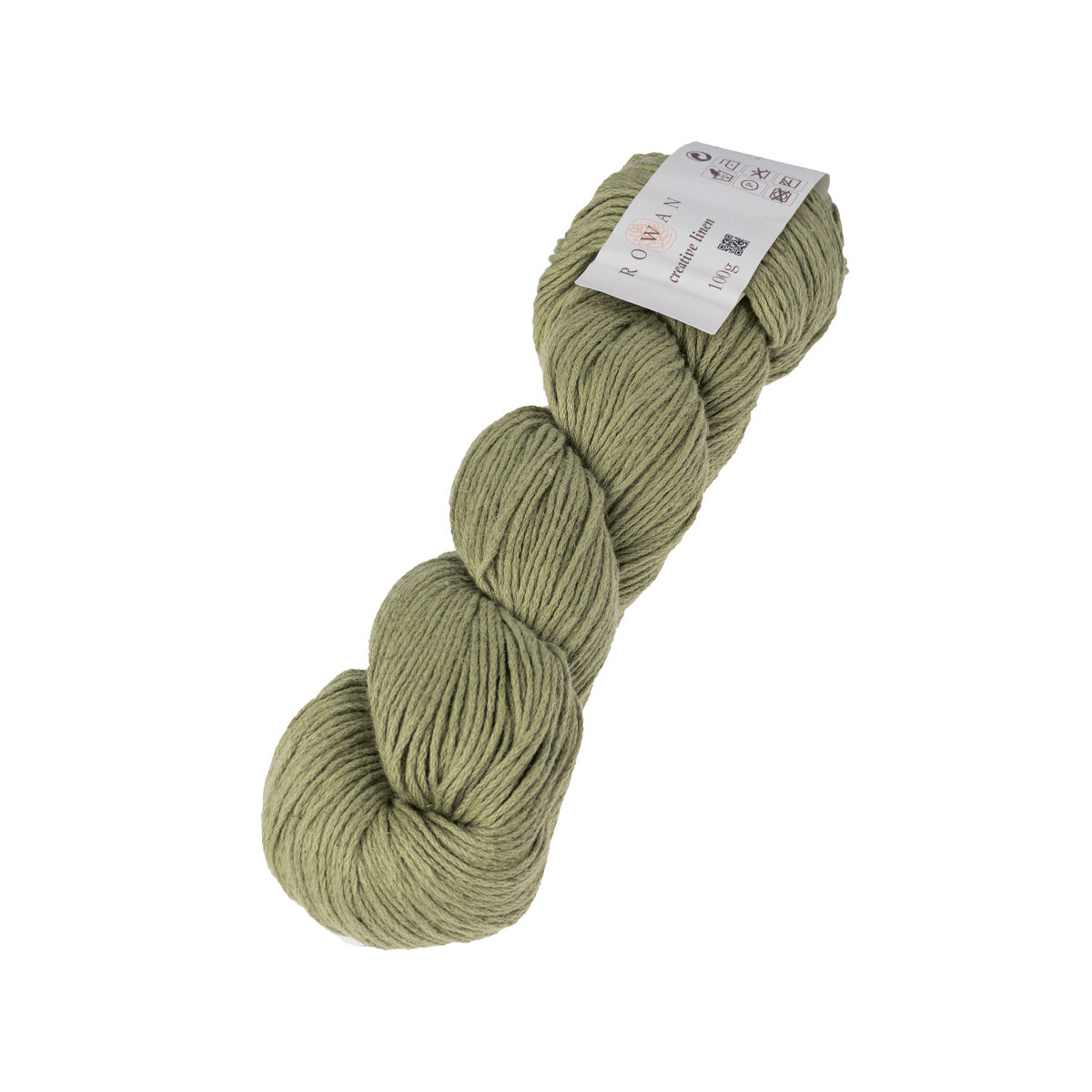 Creative Linen /Креатив Лен/ пряжа Rowan, 9802143 (629, apple (яблоко), зеленый)