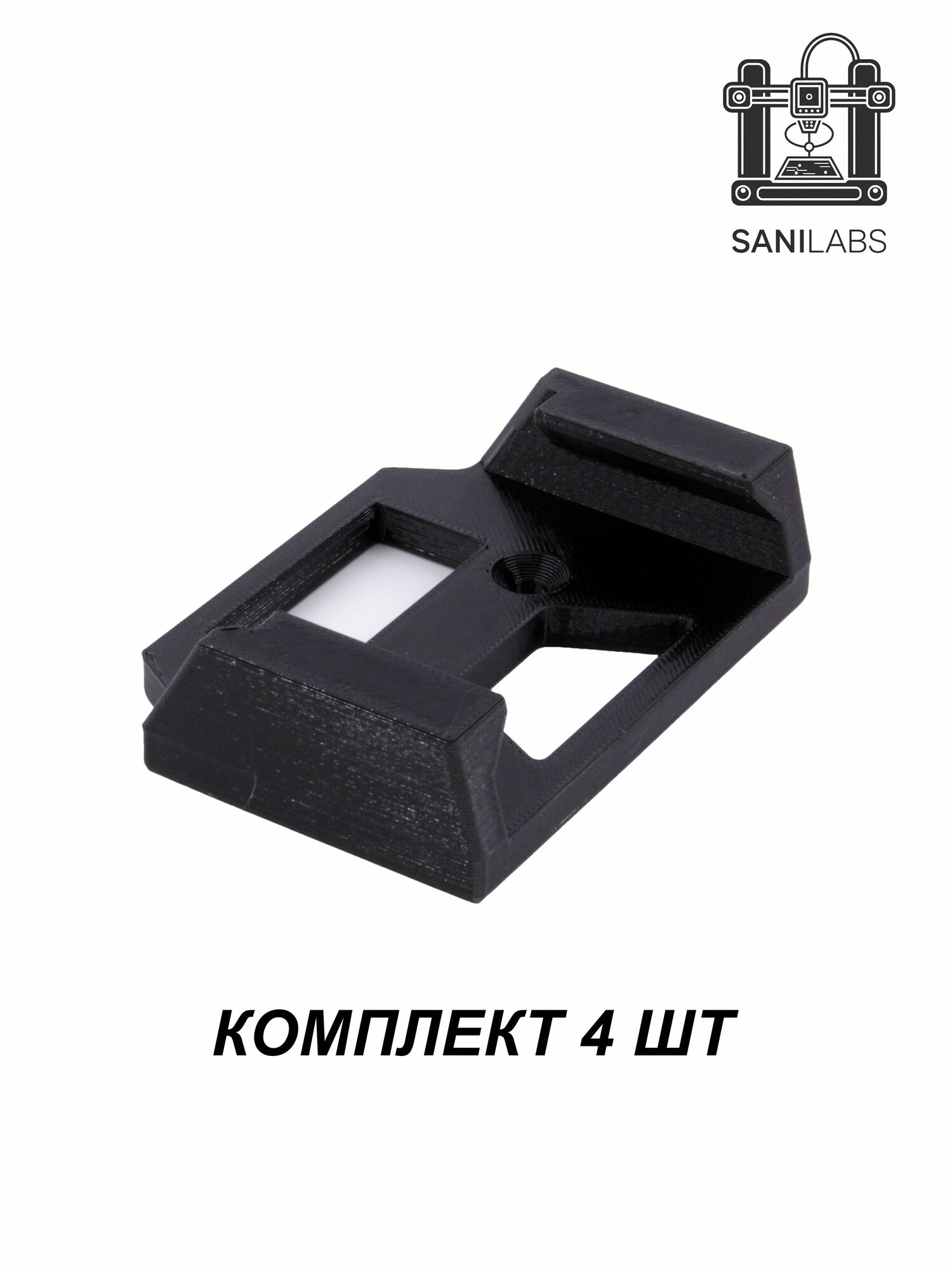 Ma-ta держатель аккумулятора BL18xx на 18В на на стену черный (комплект 4 шт)