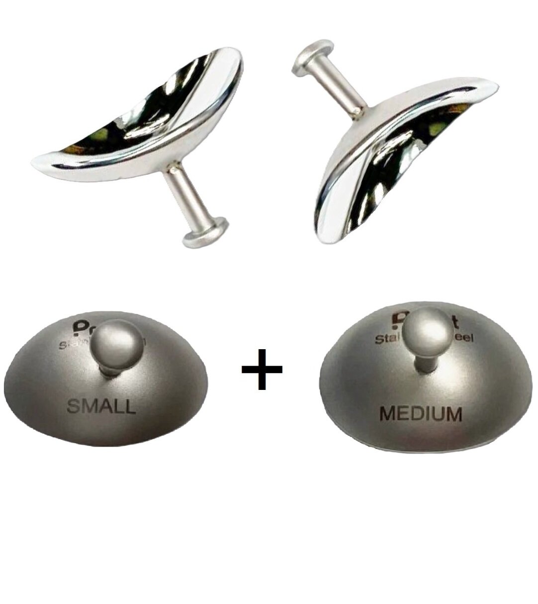 Набор шильд офтальмологический, "S"+"M", 2 шт, супер гладкие