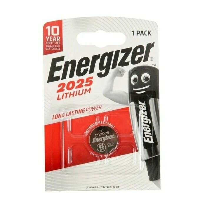 Батарейка литиевая ENERGIZER CR2025 дисковая 3В (бл1)