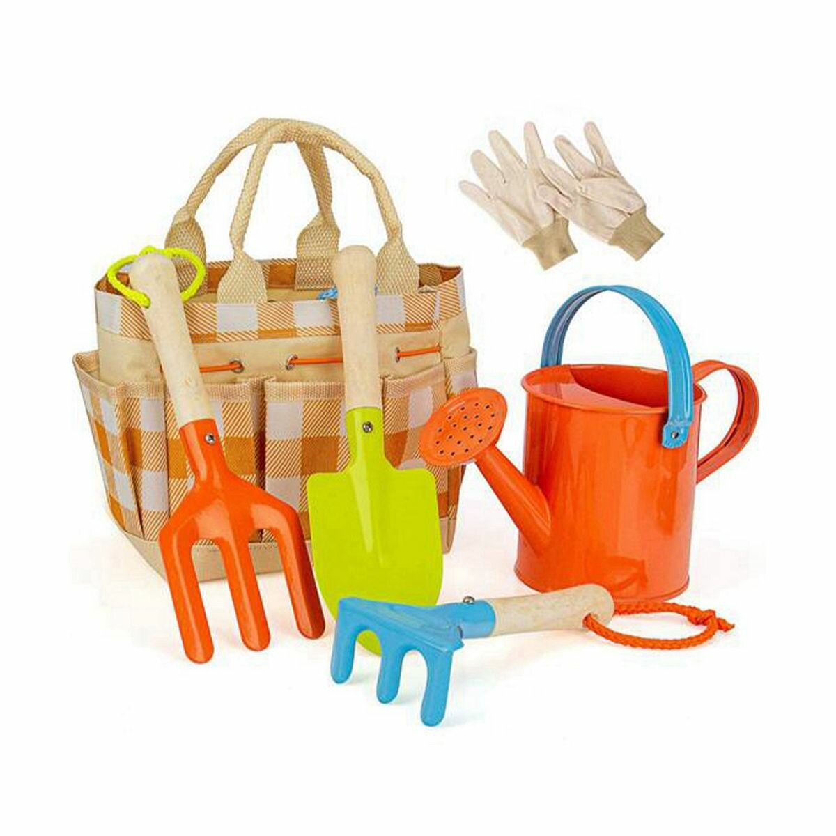 Набор детских садовых инструментов 7 шт. Детские садовые инструменты Игрушки, развивающие у детей практические способности