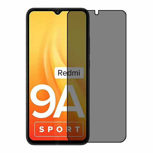Скрин Мобайл защитный экран для Xiaomi Redmi 9A Sport из нано стекло 9H приватное