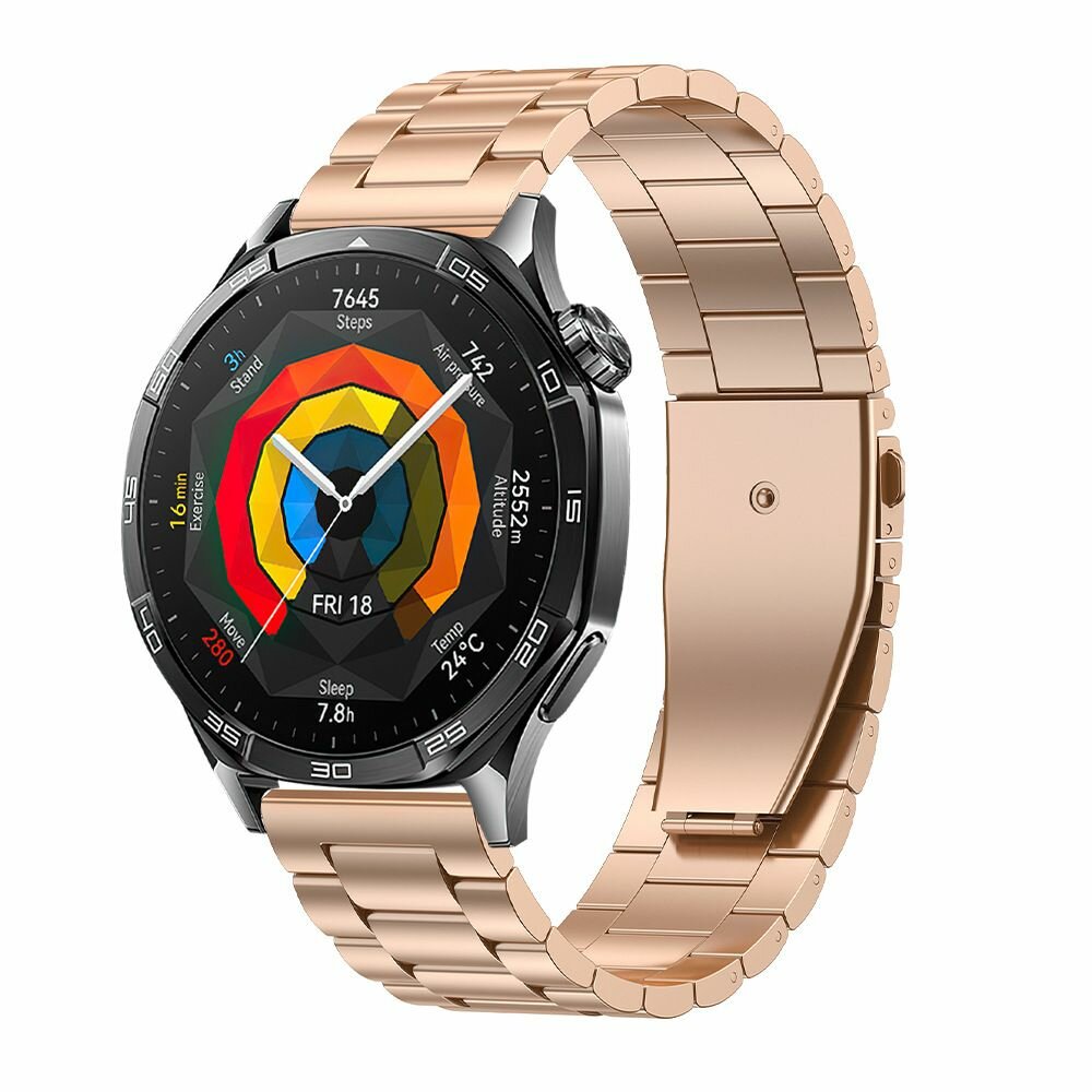 Подходит для часов Huawei GT5 с тремя 46-миллиметровыми металлическими часами watchGT4 премиум-класса