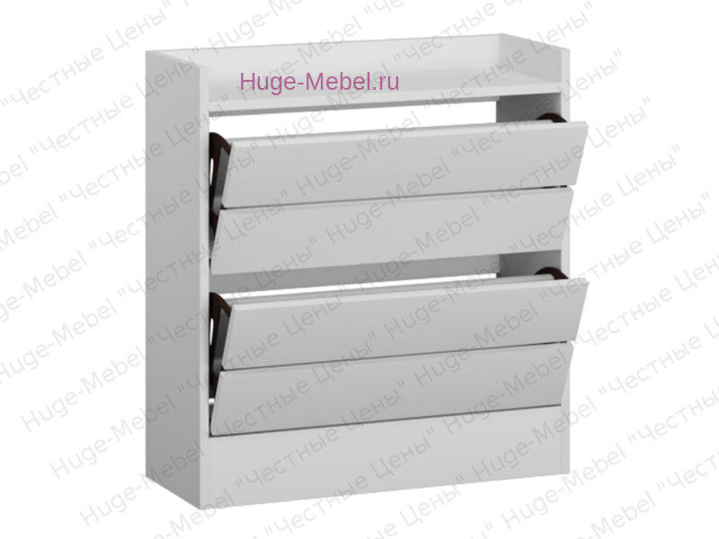 Обувница "Ямайка ЯПТ-3 белая" Huge Mebel Обувницы. Ширина 700 Высота 746