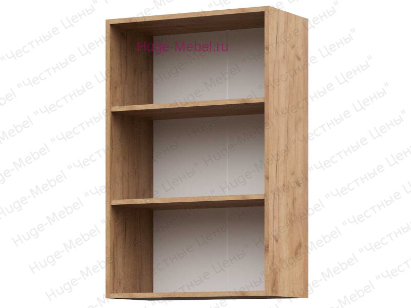 Корпус кухонного шкафа верхнего 600х920 (дуб крафт) Huge Mebel. Ширина 600 Высота 920. Кухонные шкафы Без фасада