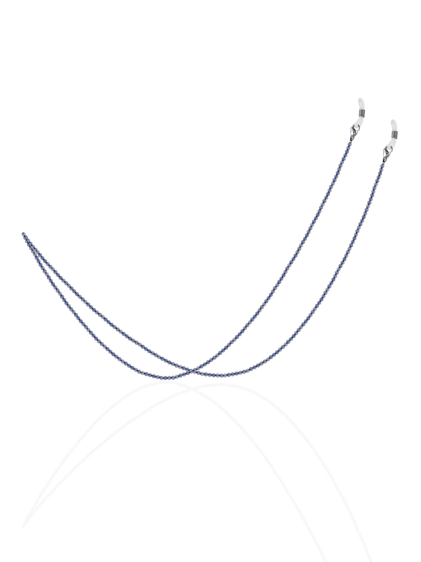 Цепочка для очков с натуральным иолитом