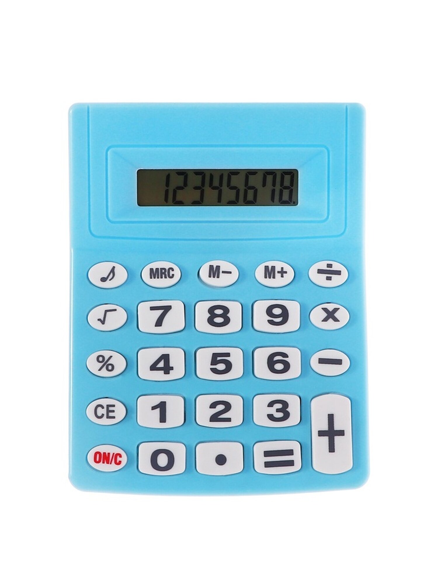 Калькулятор Сима-ленд, 08 разрядов, настольный, квадратный корень, бирюзовый