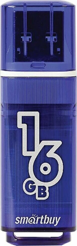 Флешка USB SmartBuy карта SB16GBGS-DB 16GB GLOSSY SERIES DARK