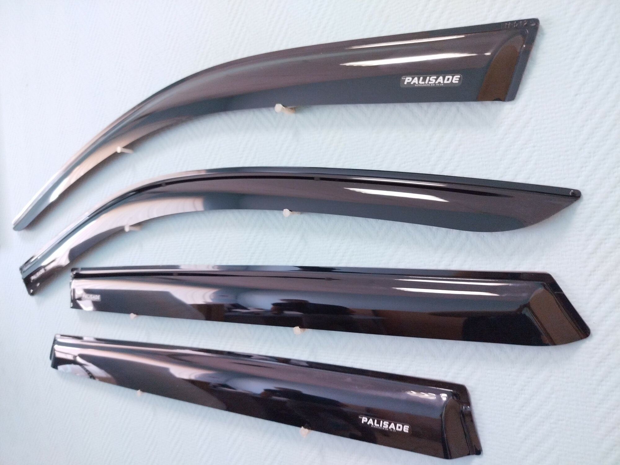 Дефлекторы окон HYUNDAI Palisade 2018-2024 кроссовер к-т 4 шт.