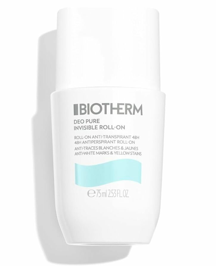 NEW DЕSIGN! Biotherm Женский роликовый дезодорант Deo Pure Invisible, 75 мл.