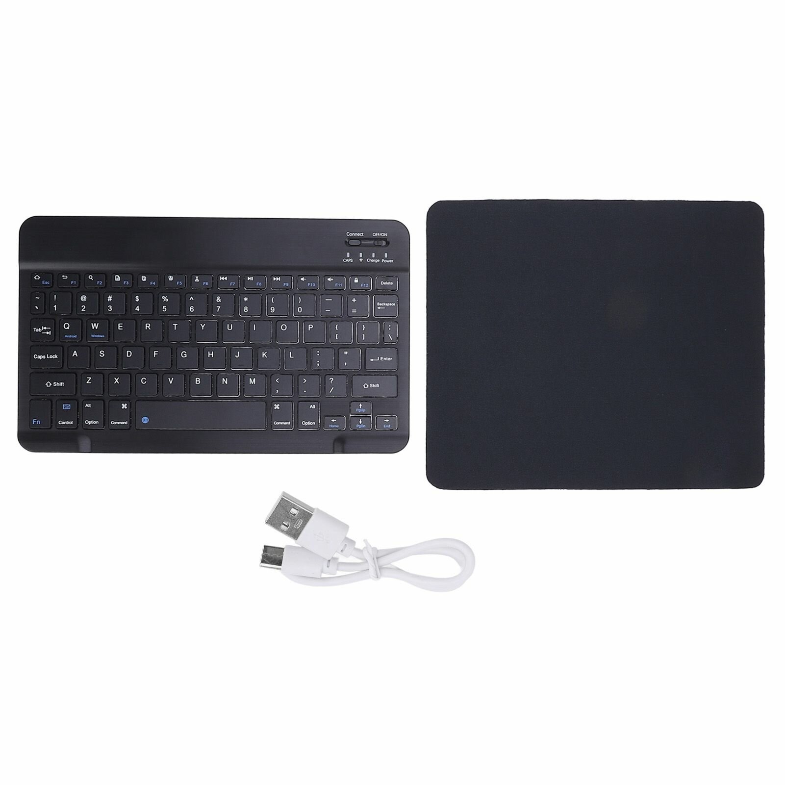BT клавиатура 10" (перезаряжаемая, чёрная)
