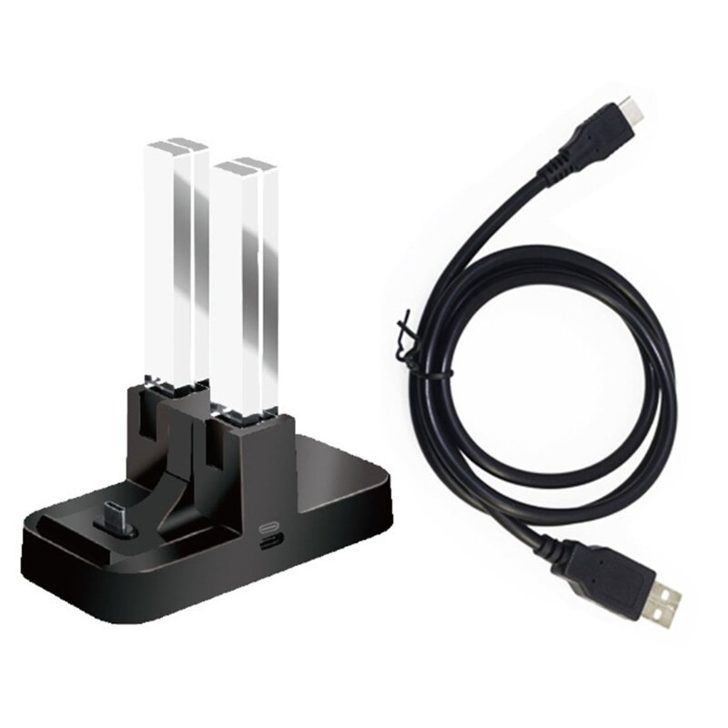 Модернизированная зарядная станция с охлаждающими конструкциями Вертикальная зарядная док-станция Компактная зарядная подставка для переключателей, которую легко переносить