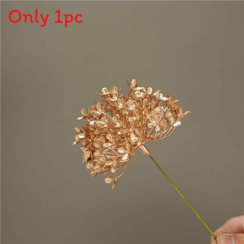 Artificial lucky fruit and golden leaves for photography props and wedding decor