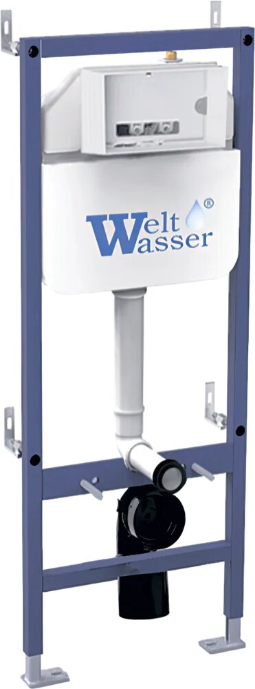 Инсталляция для унитаза Weltwasser WW INS Bamberg 460 46 см, крепление к стене/к полу, с шумоизоляцией