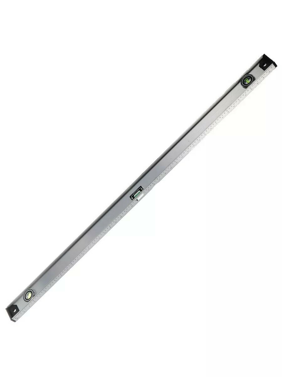 Уровень алюминий, 1200 мм, 2 глазка + 1 поворотный, линейка, рельс, серебристый, Bartex, №0021, HJ-82D