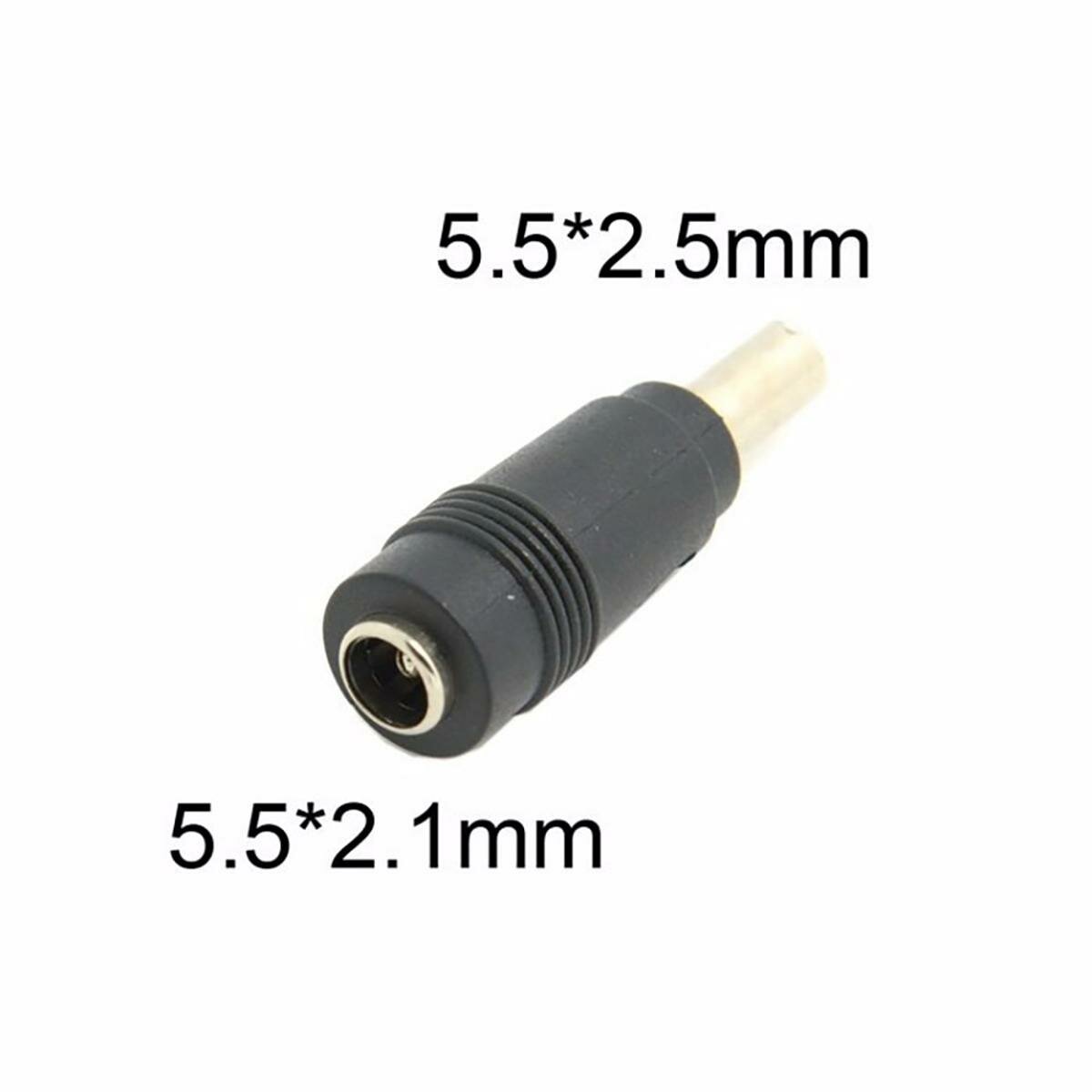 5,5 x 2,5 мм DC Power 5,5 x 2,5 мм штекерный разъем на 5,5 2,1 мм DC 5,5 x 2,1 мм гнездовой адаптер разъем