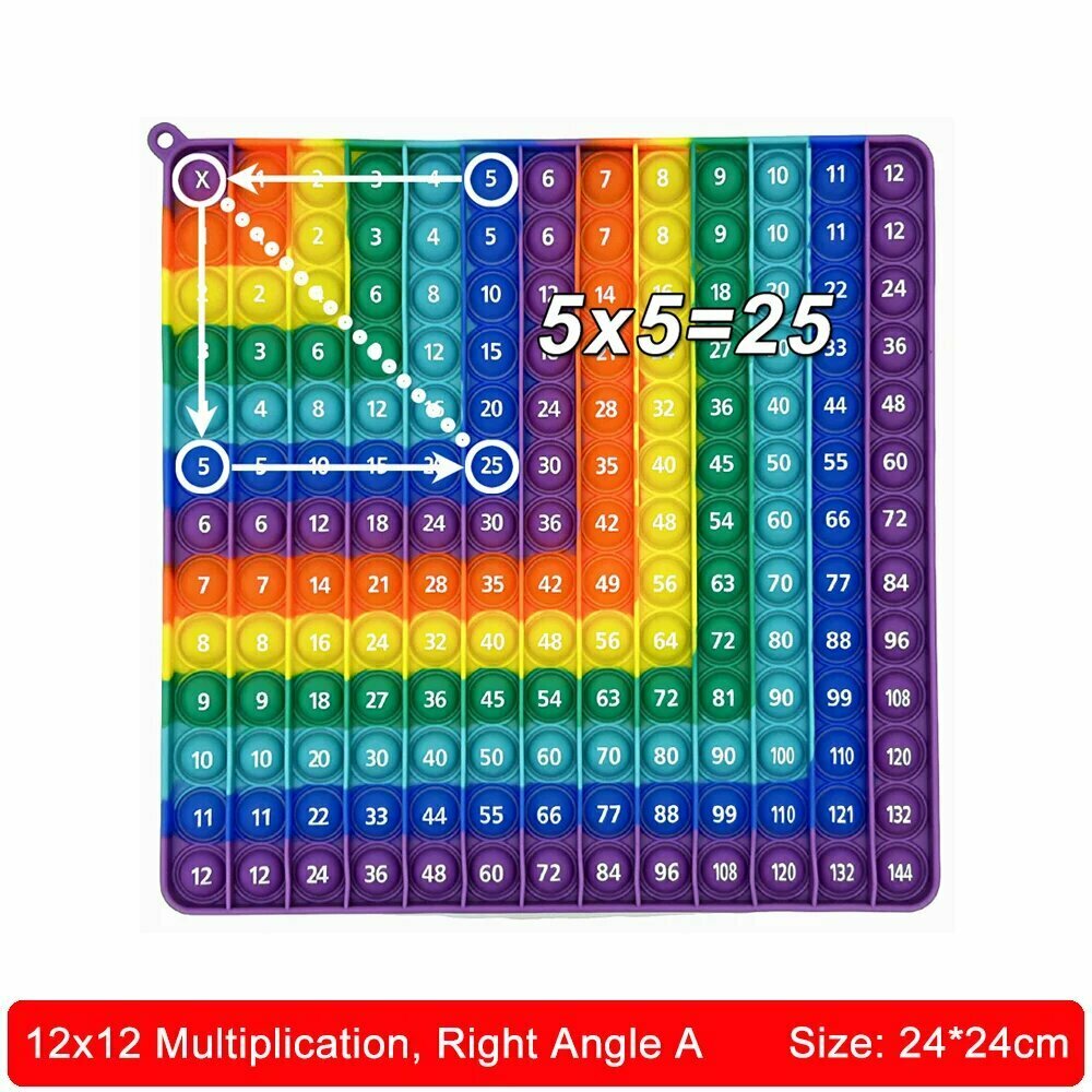 QXLRM Силиконовая сенсорная игра для умножения 14+ x12 A
