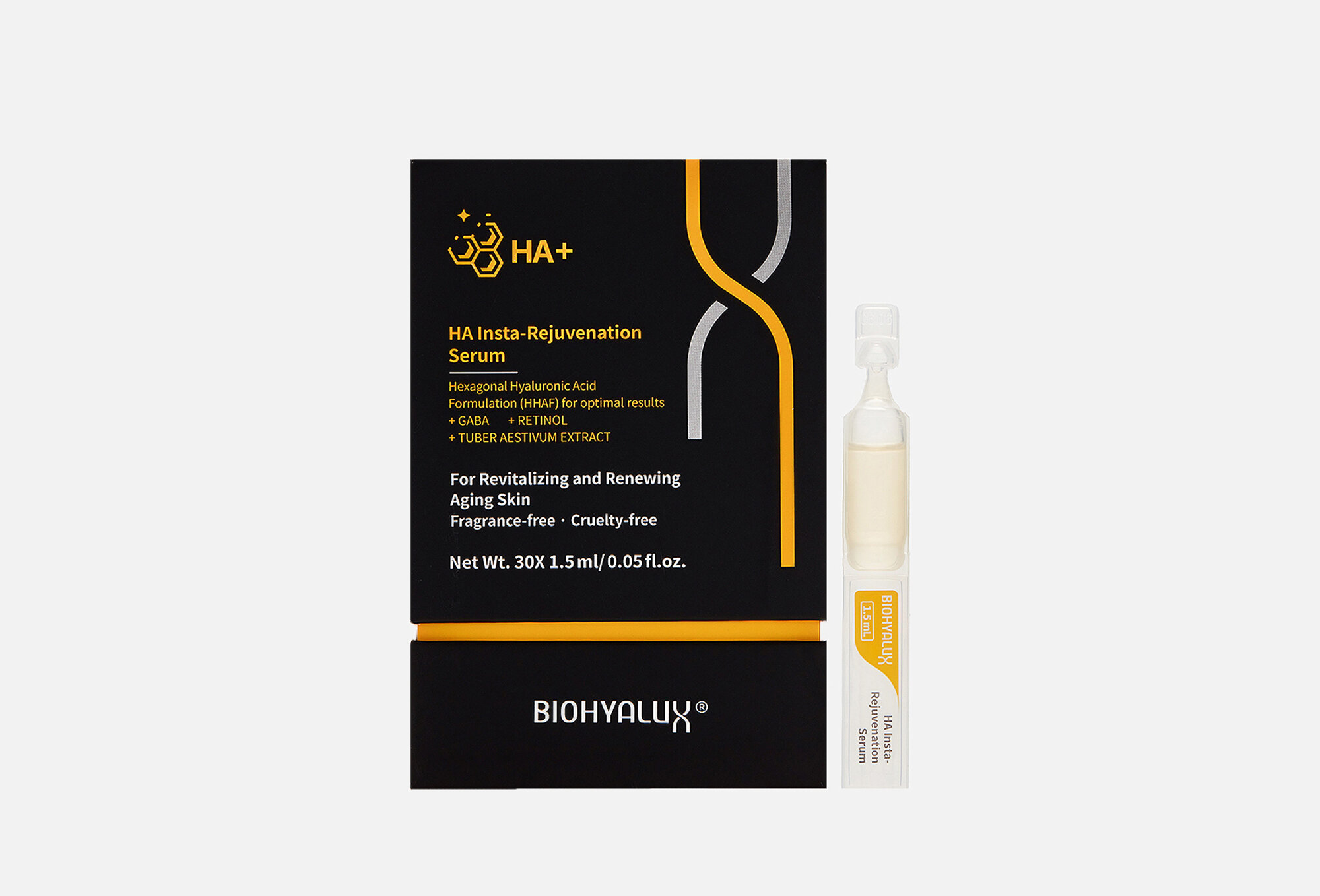 Сыворотка для лица Моментальное омоложение BIOHYALUX на Insta-Rejuvenation Serum 1.5 мл