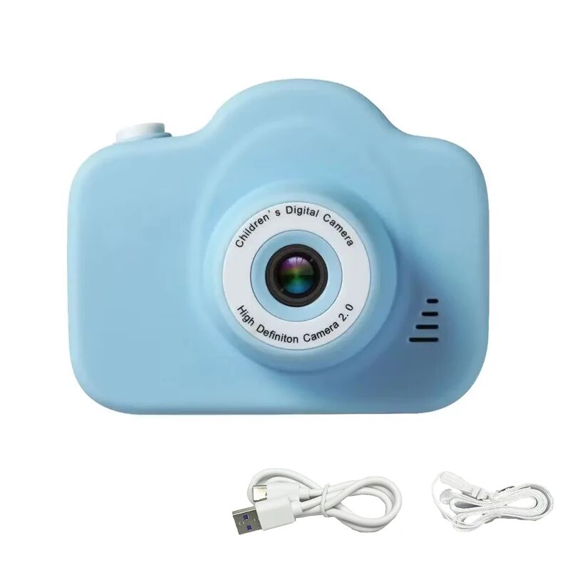 Мини-детская цифровая камера, 1080P HD, 2-дюймовый цветной дисплей, камера, 2-дюймовый цветной дисплей