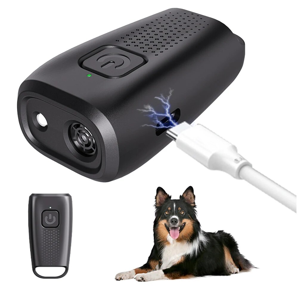 Мини-тренажер против лая для собак ULTRSONIC DOG TRAINER Черный, black