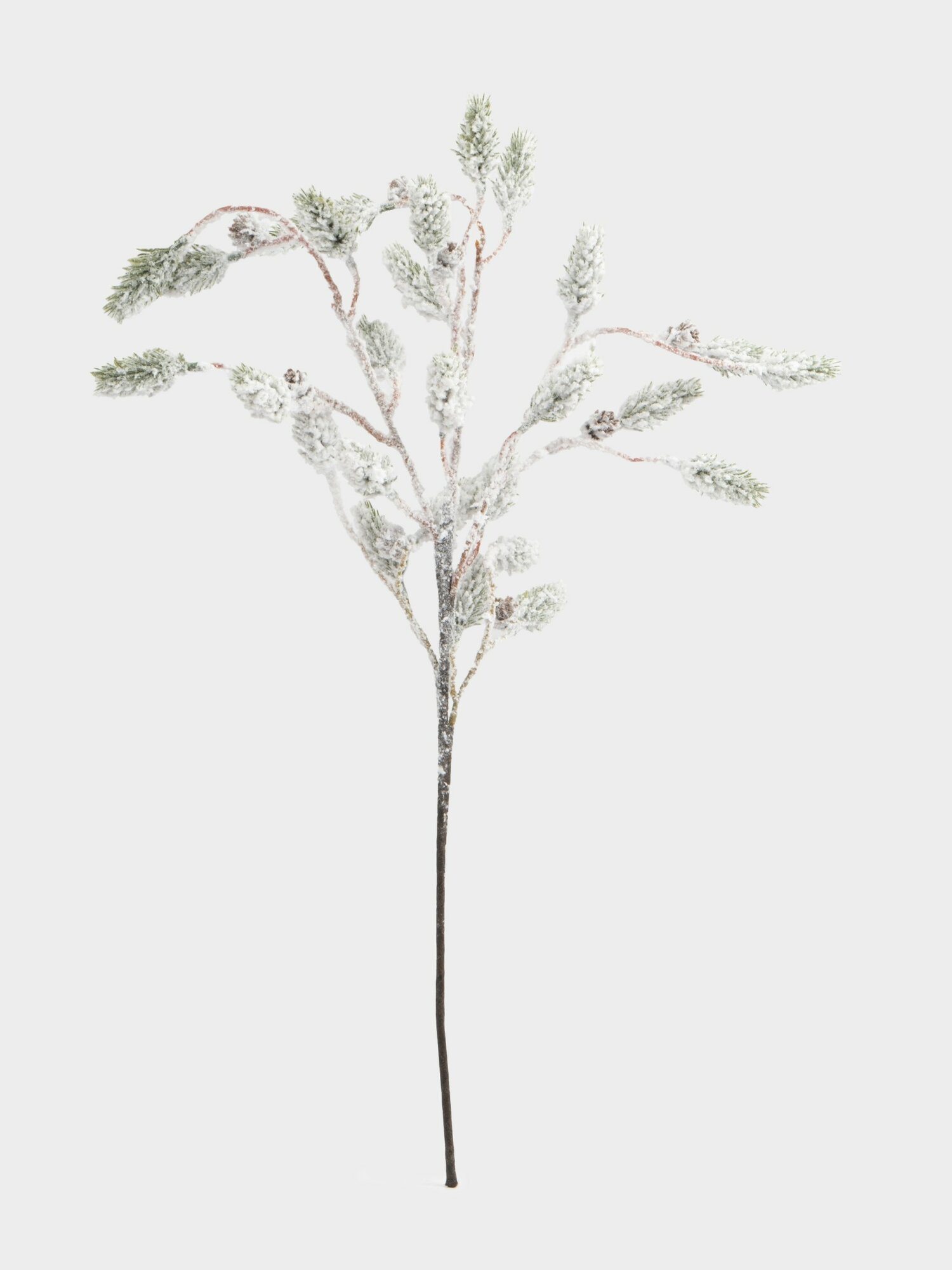 Ветка декоративная, 70 см, пластик, Заснеженная ветка, Interior natural (Anna Lafarg)