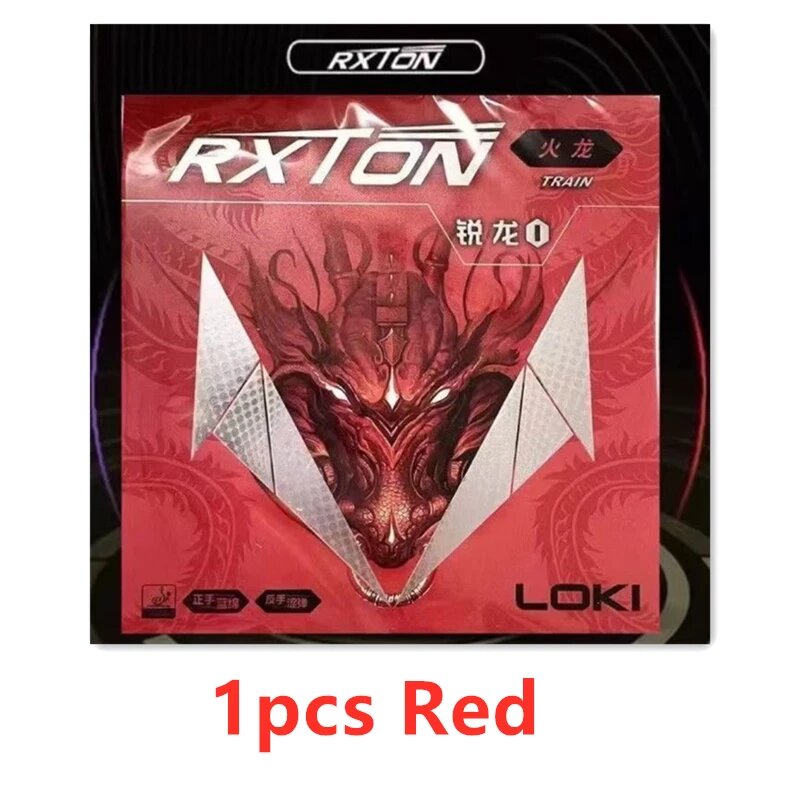 Накладка для настольного тенниса RXTON LOKI 1 FIRE DRAGON, Красный