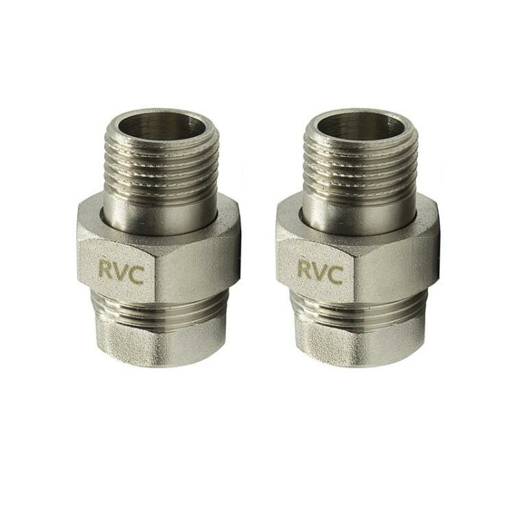Набор американка прямая 1/2" внутренняя-наружная резьба RVC (комплект 2шт)
