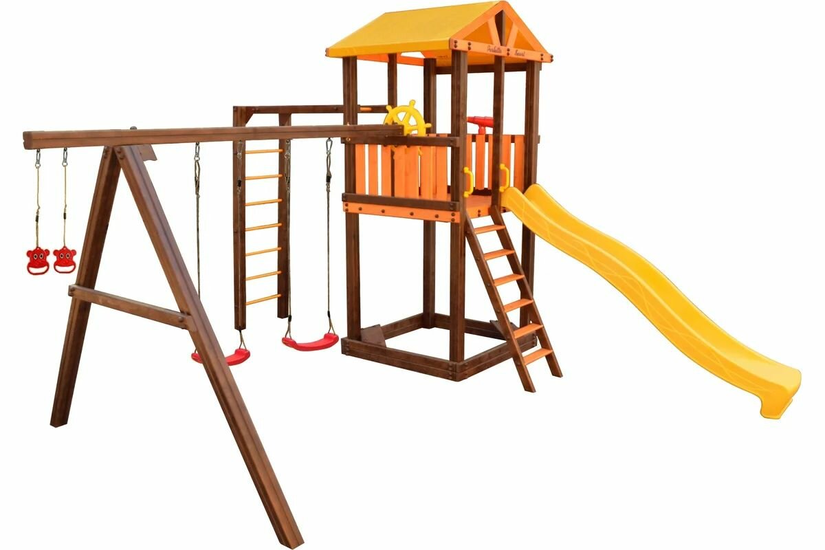 Игровой комплекс Perfetto Sport "Pitigliano", уличный, разноцветный, для детей 3-12 лет