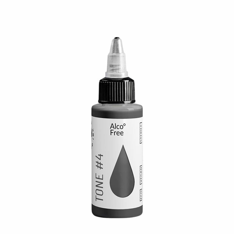 Краска для тату серая GREY PASTEL CLASSIC SET - TONE #4 Gallery Tattoo Ink, 50 мл