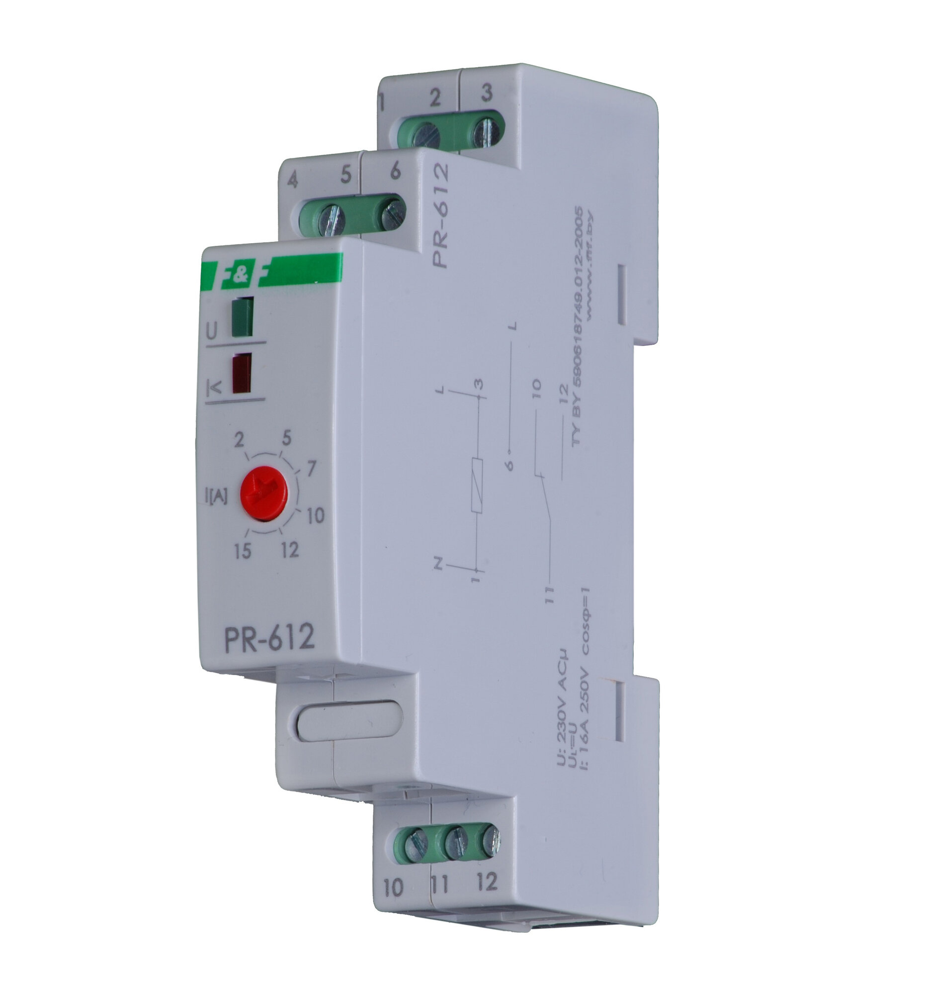 PR-612, Реле тока приоритетное, Евроавтоматика