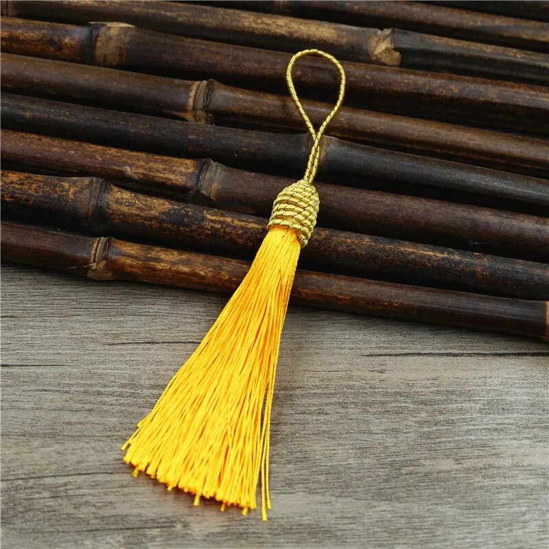 Кисточки для декора из полиэстера Flecos Para Coser Желтый