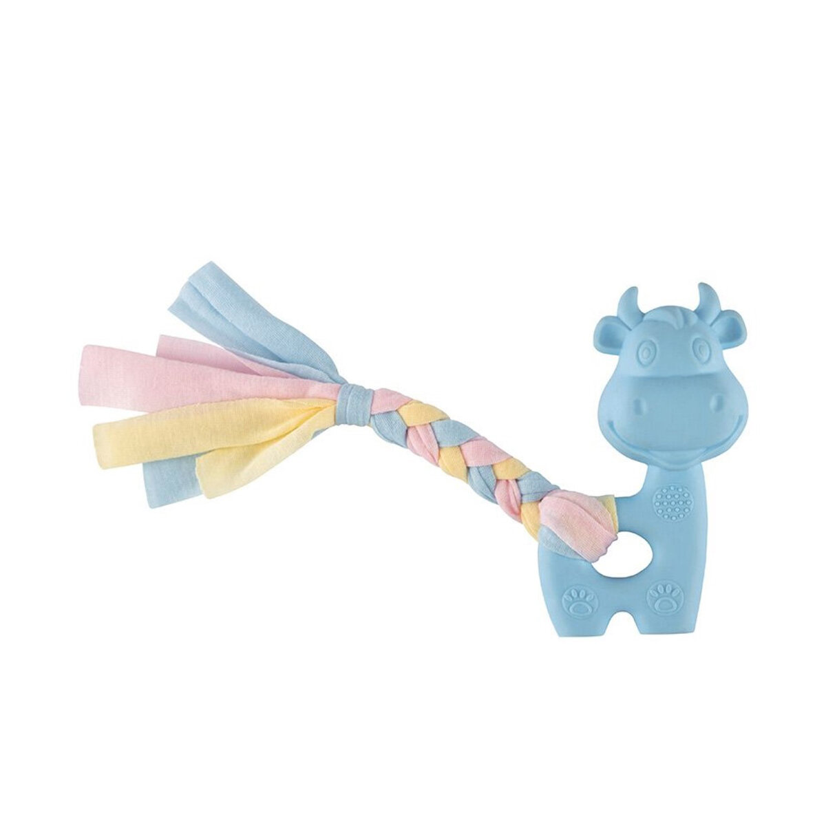 Игрушка для животных Рыжий кот веревочная, резина, ткань, 9х6,4х3,2 см