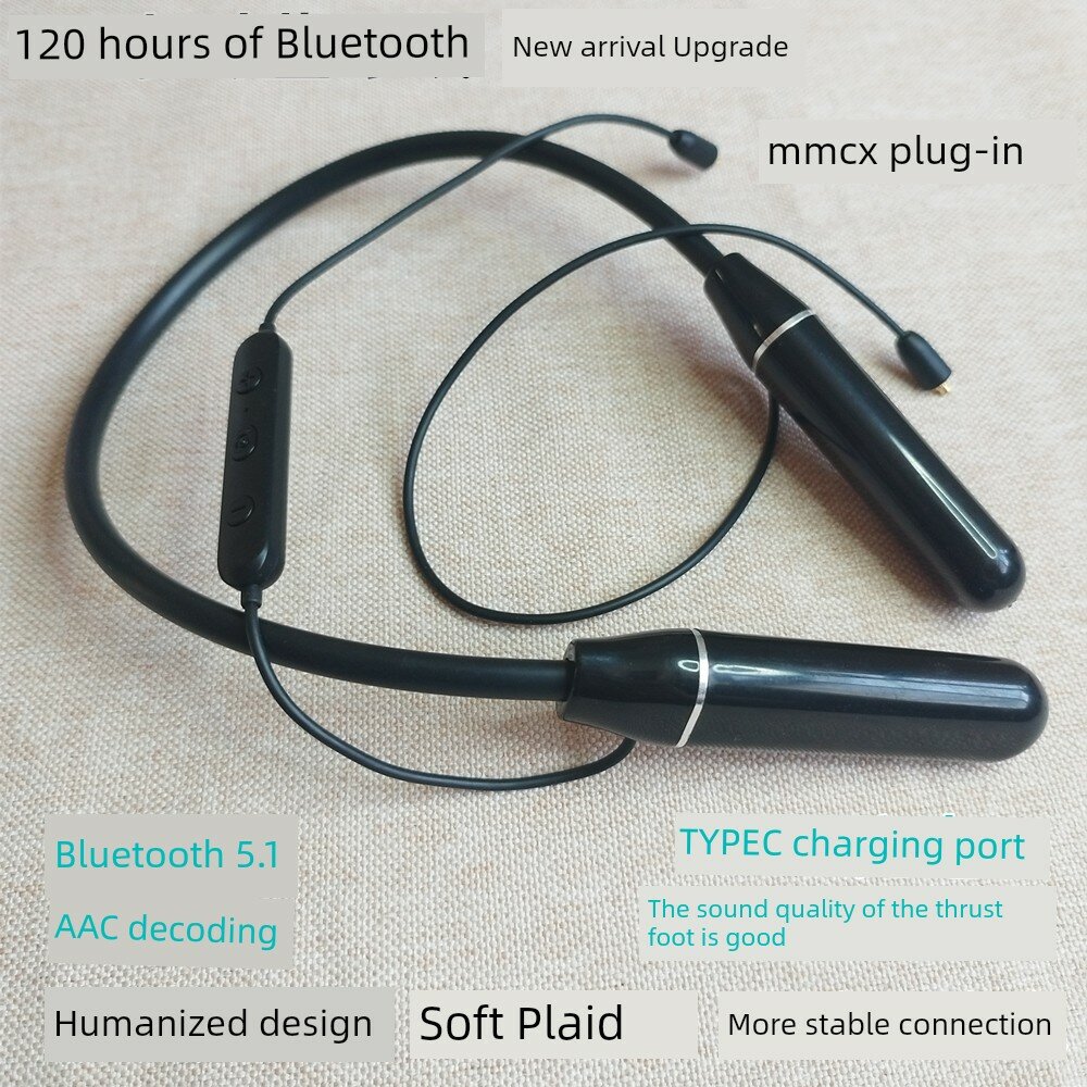 Кабель Bluetooth 1600MA, новая версия с разъемом MMCX для ремонта