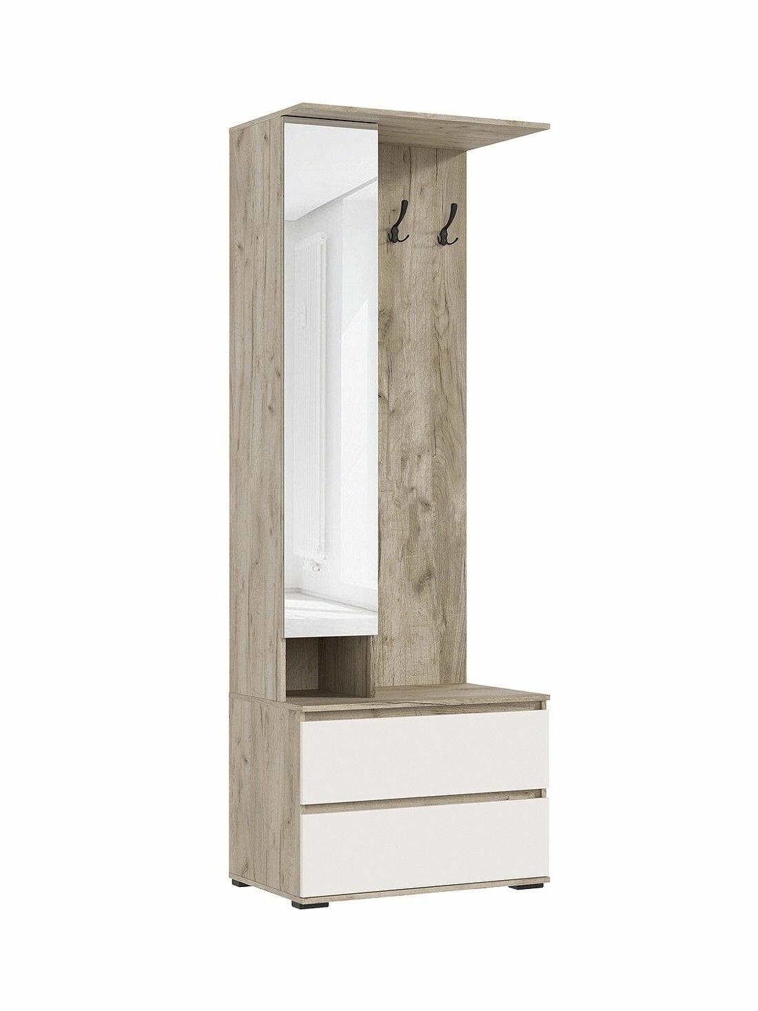 Прихожая Норд (Кашемир/Дуб Крафт серый)