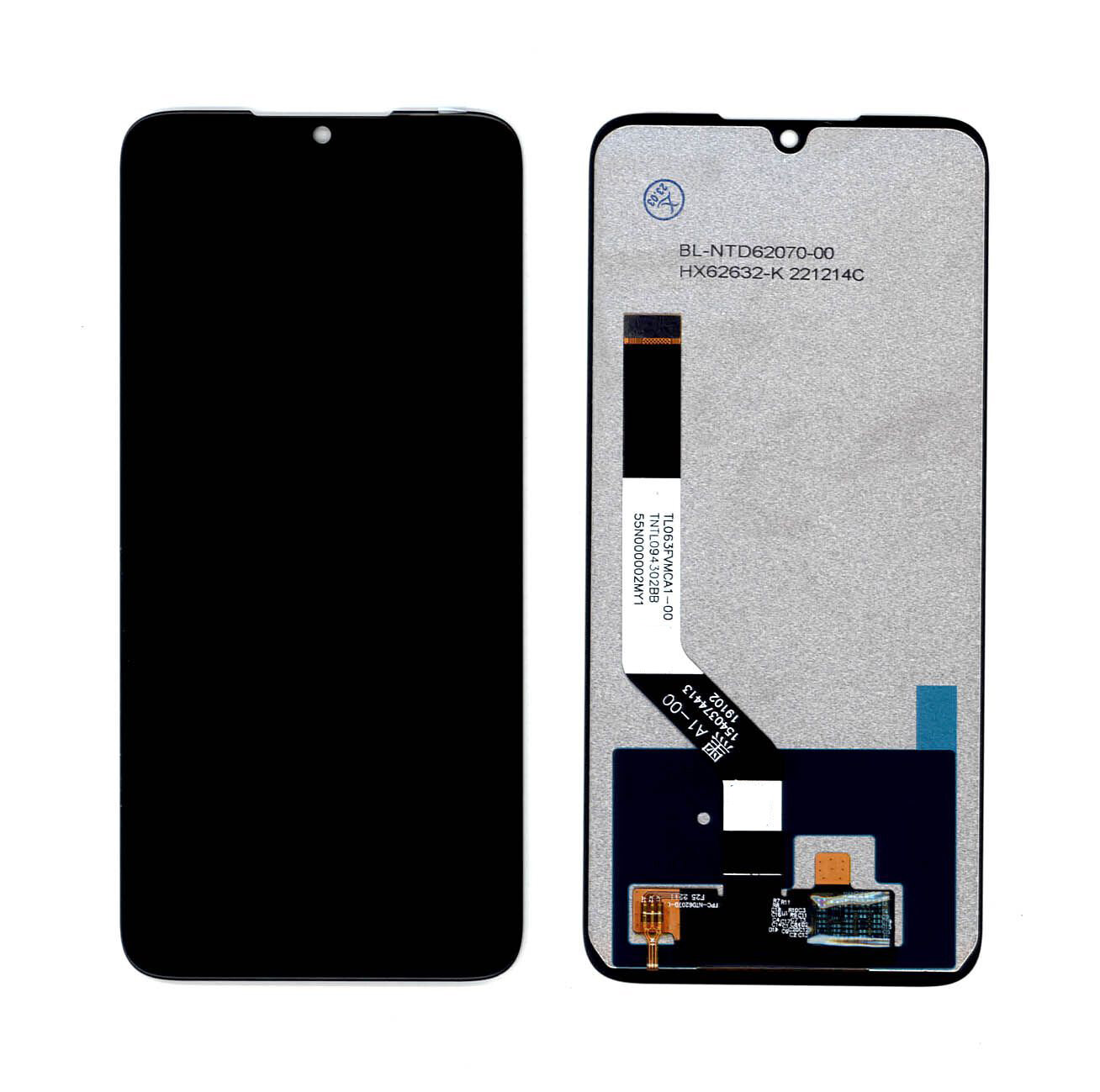 Дисплей (матрица + тачскрин) для Xiaomi Redmi Note 7 HC черный