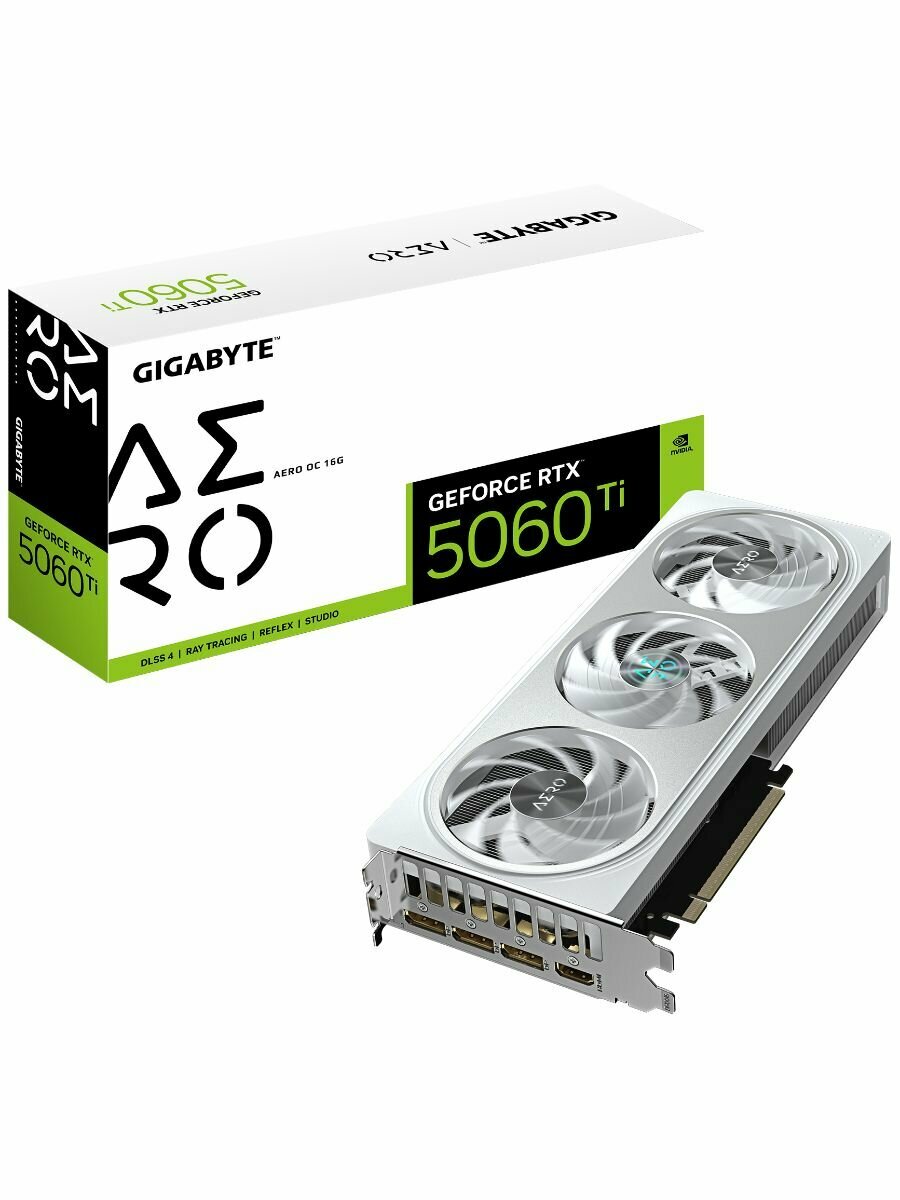 Видеокарта Gigabyte GeForce RTX 5060 Ti Aero OC 16G