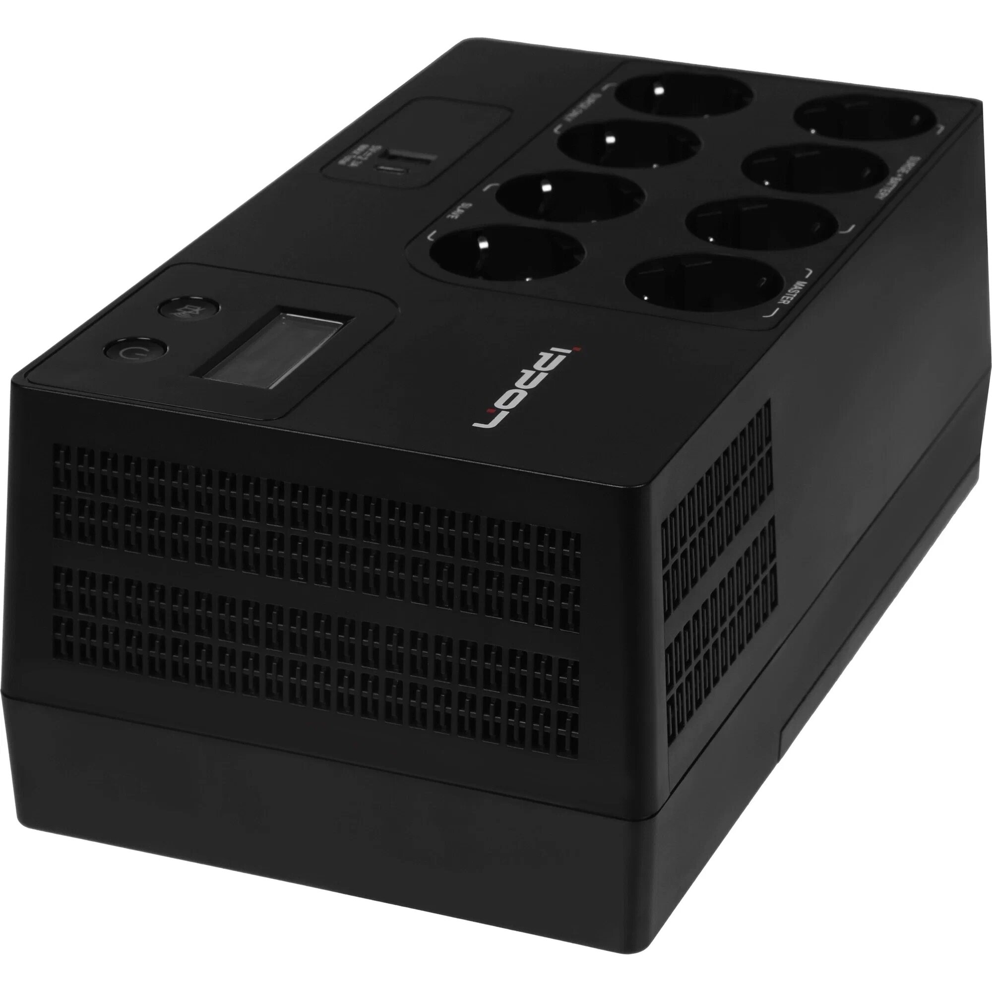 ИБП Ippon Kirpich 850, интерактивный, 850 ВА, 480 Вт, USB, черный