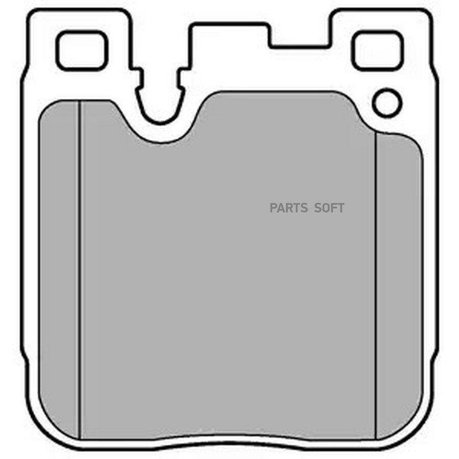 DELPHI LP3249 Колодки тормозные дисковые M2 Coupe, M3, M4 Cabrio, M4 Coupe