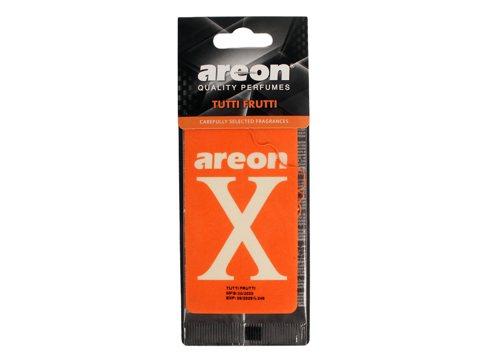 Ароматизатор AREON X-VERSION ORANGE - Tutti Frutti