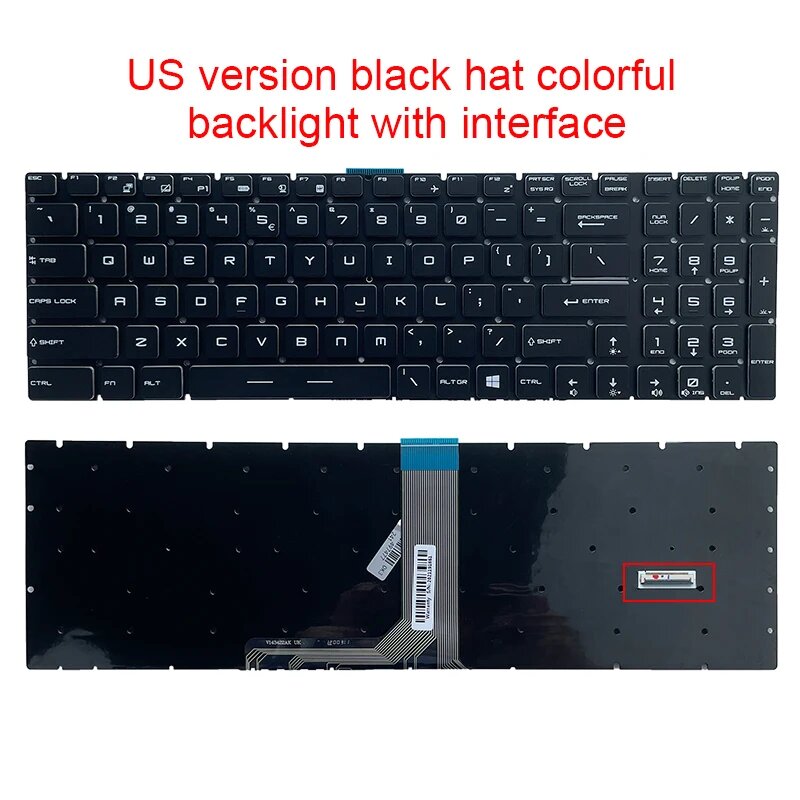 RGB-клавиатура GZEELE для MSI GE63
