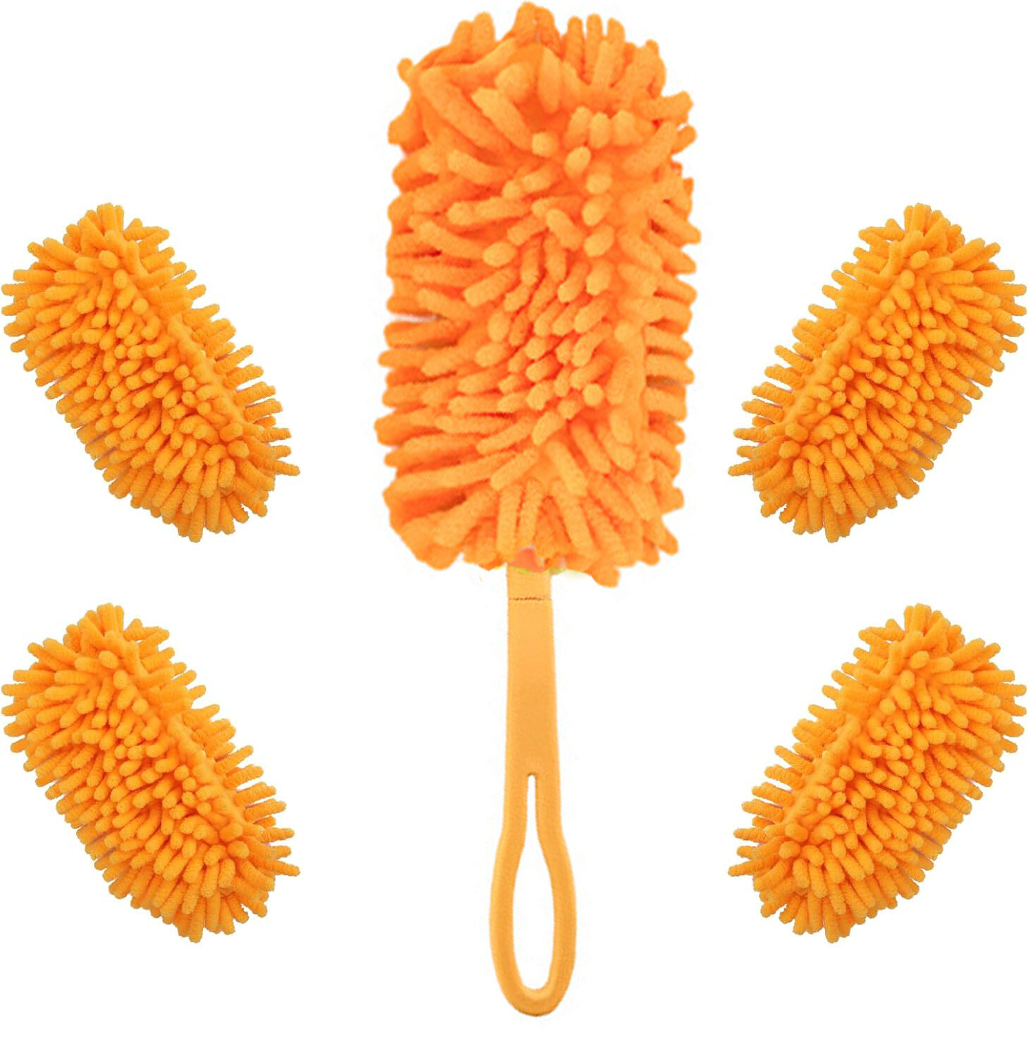 Redones Dusters for Swiffer - Замена для пылесоса Swiffer, совместимая с ручным пылесосом Swiffer, 360 Heavy Duty Dusters Refills, 4 штуки (ручка не included)