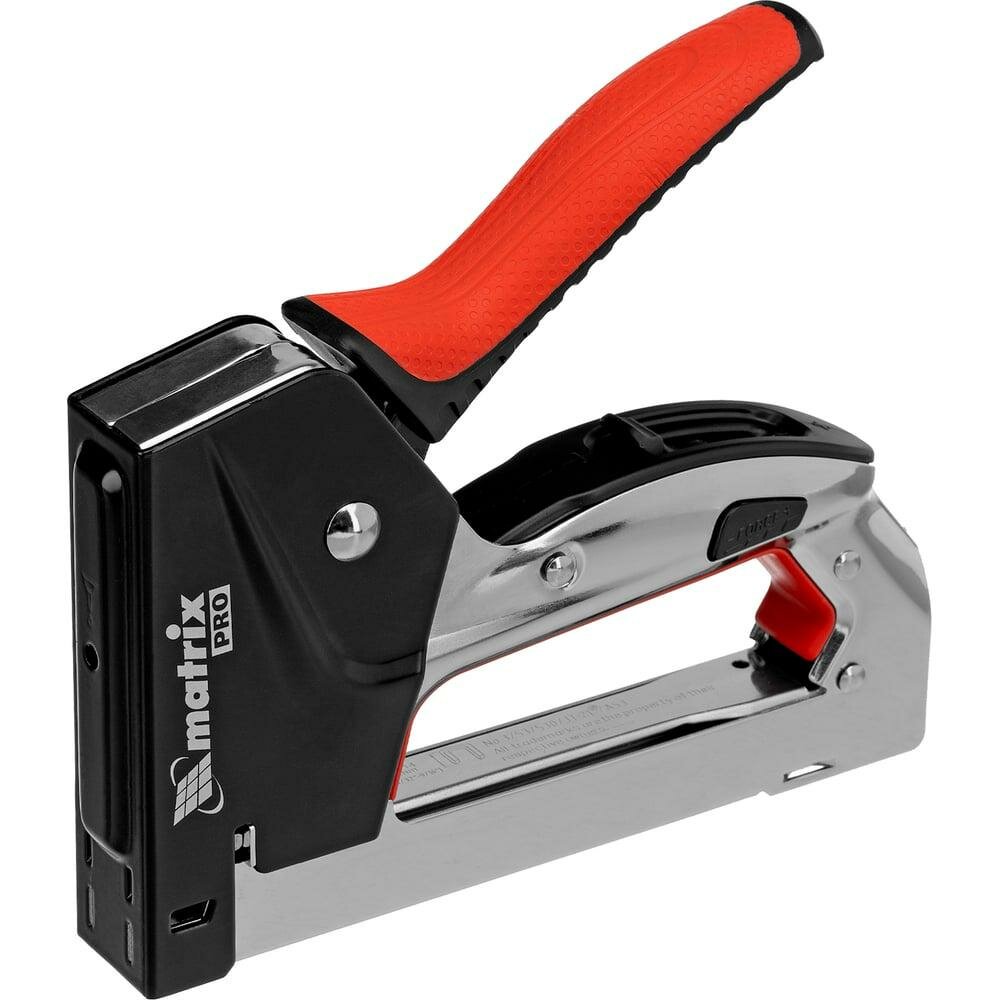 Мебельный стальной степлер MATRIX PRO быстрая загрузка тип скобы 53 4-14 мм 40917