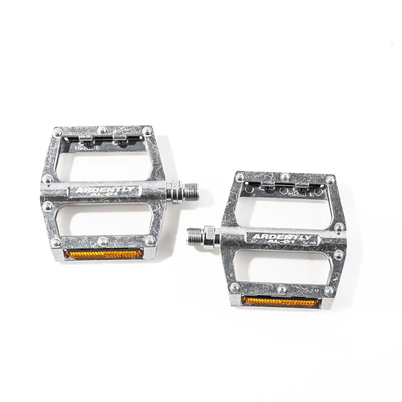 Ardently Bicycle Pedals Aluminum Alloy Fixed Gear Pedals Серебряный, 1pair BearingSilver